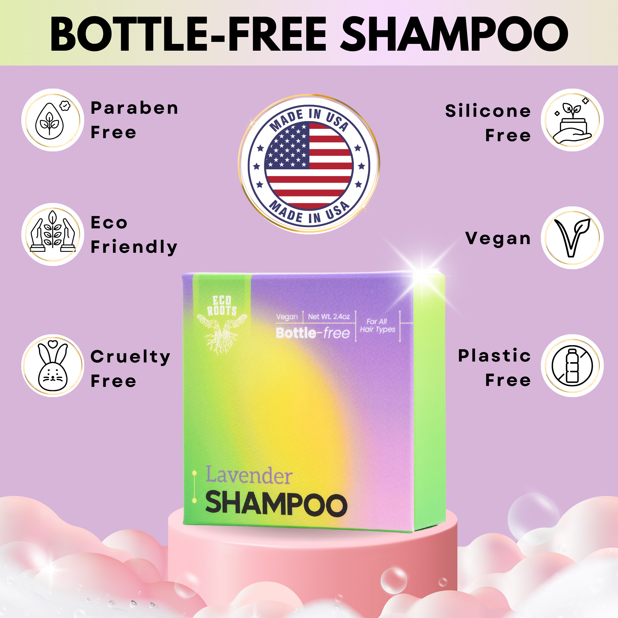 Lavender Shampoo Bar – EcoRoots