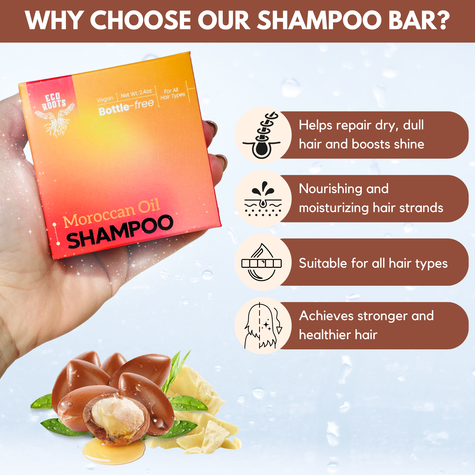 Moroccan Oil - Zero Waste Shampoo Bar – EcoRoots