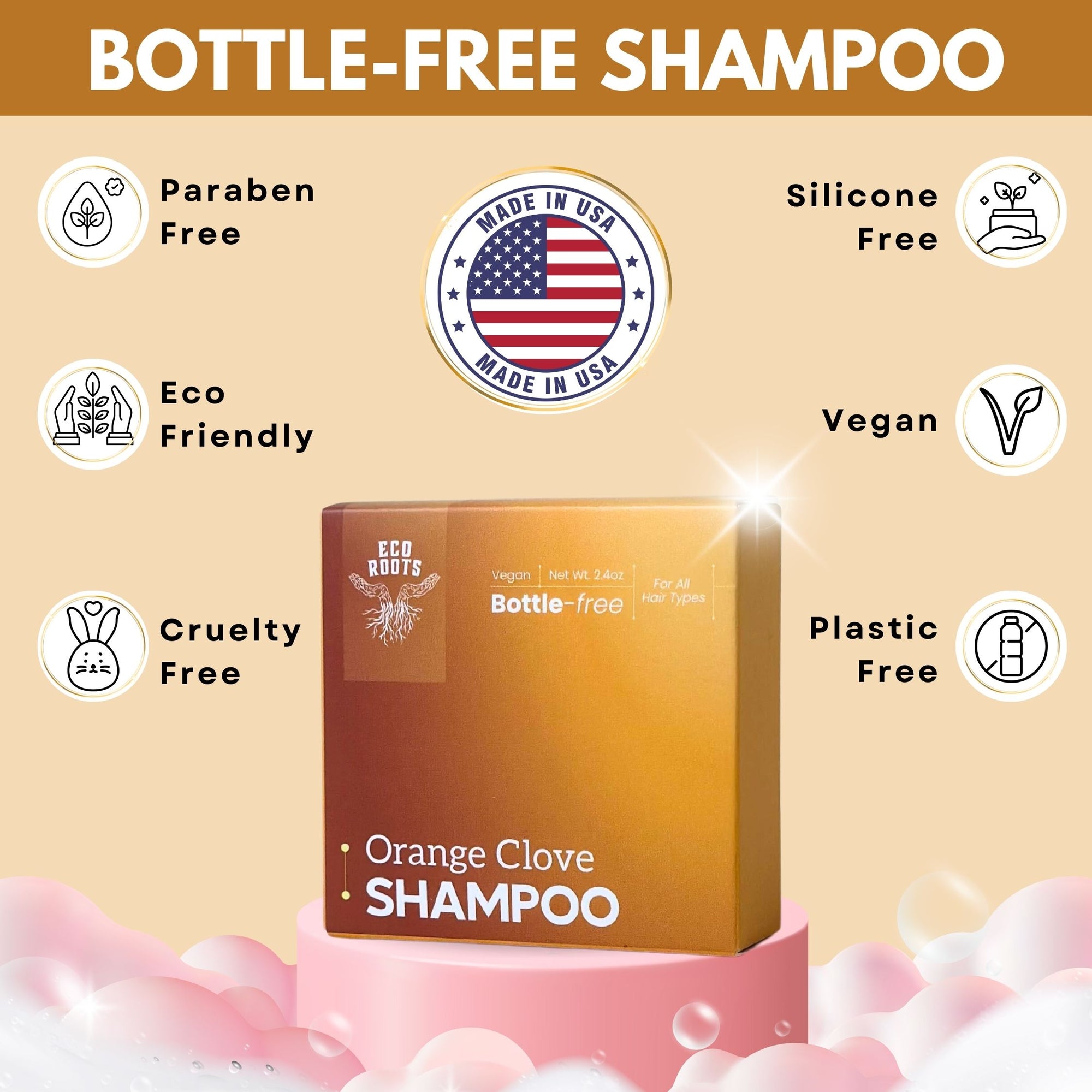 Orange Clove - Zero Waste Shampoo Bar – EcoRoots