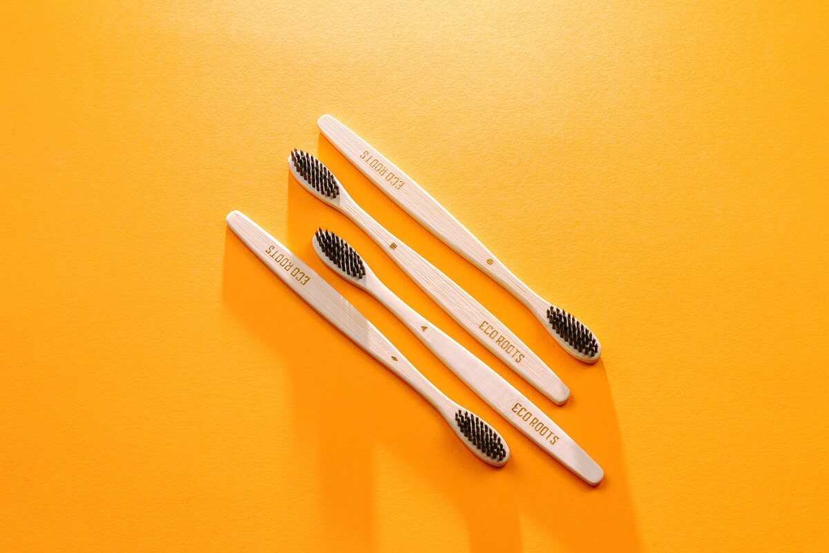 Natural Bamboo Toothbrush - Set of 4 – EcoRoots